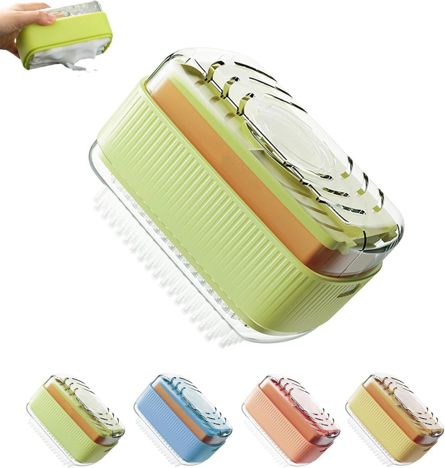 Soap Box Roller, Multi Functional Soaps Box Scrubber with Roller Bubble ...
