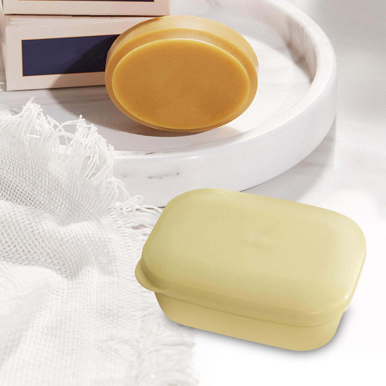 Soap Box with Lid Soap Dish Leakproof Travel Soap Container for Holiday ...