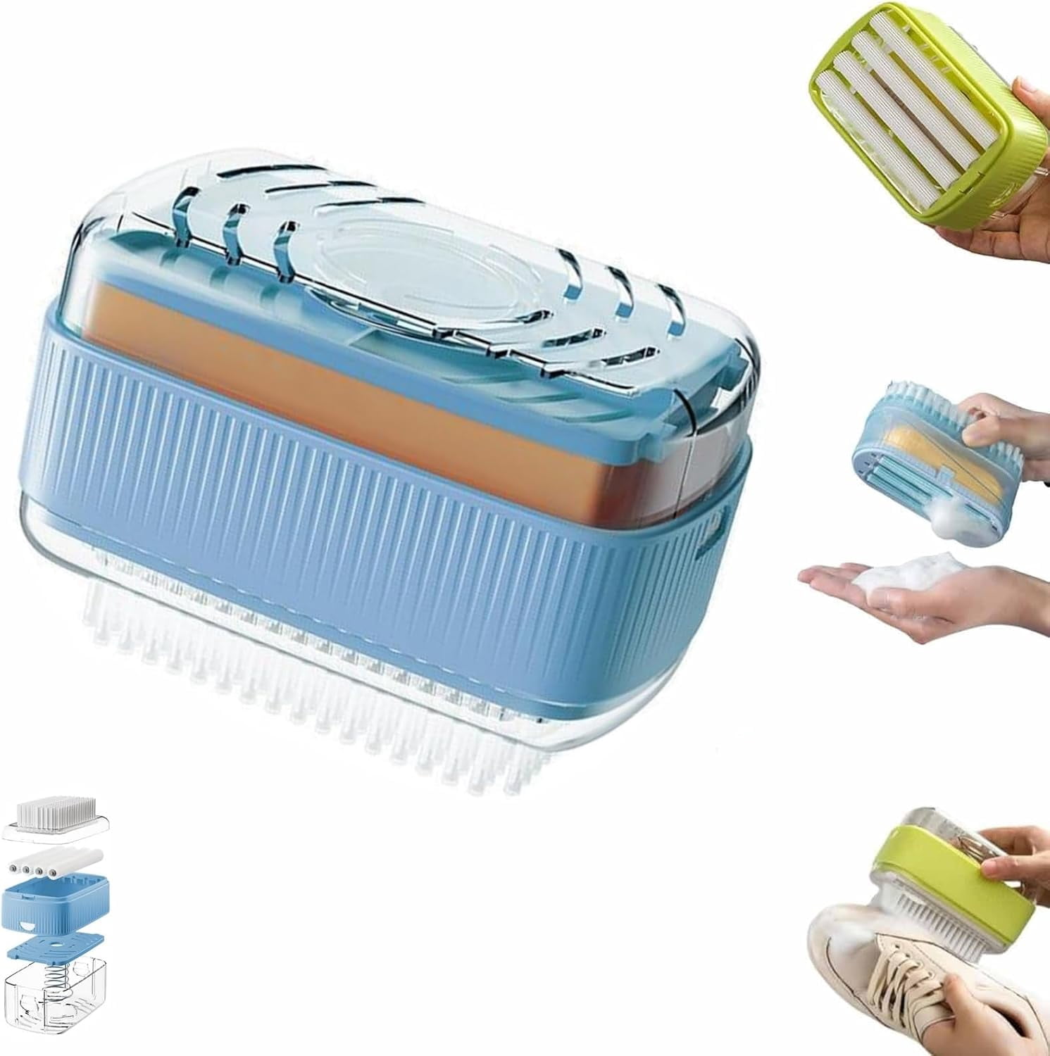 Soap Box with Roller,Foaming Soap Box with Roller Bubble Case for ...