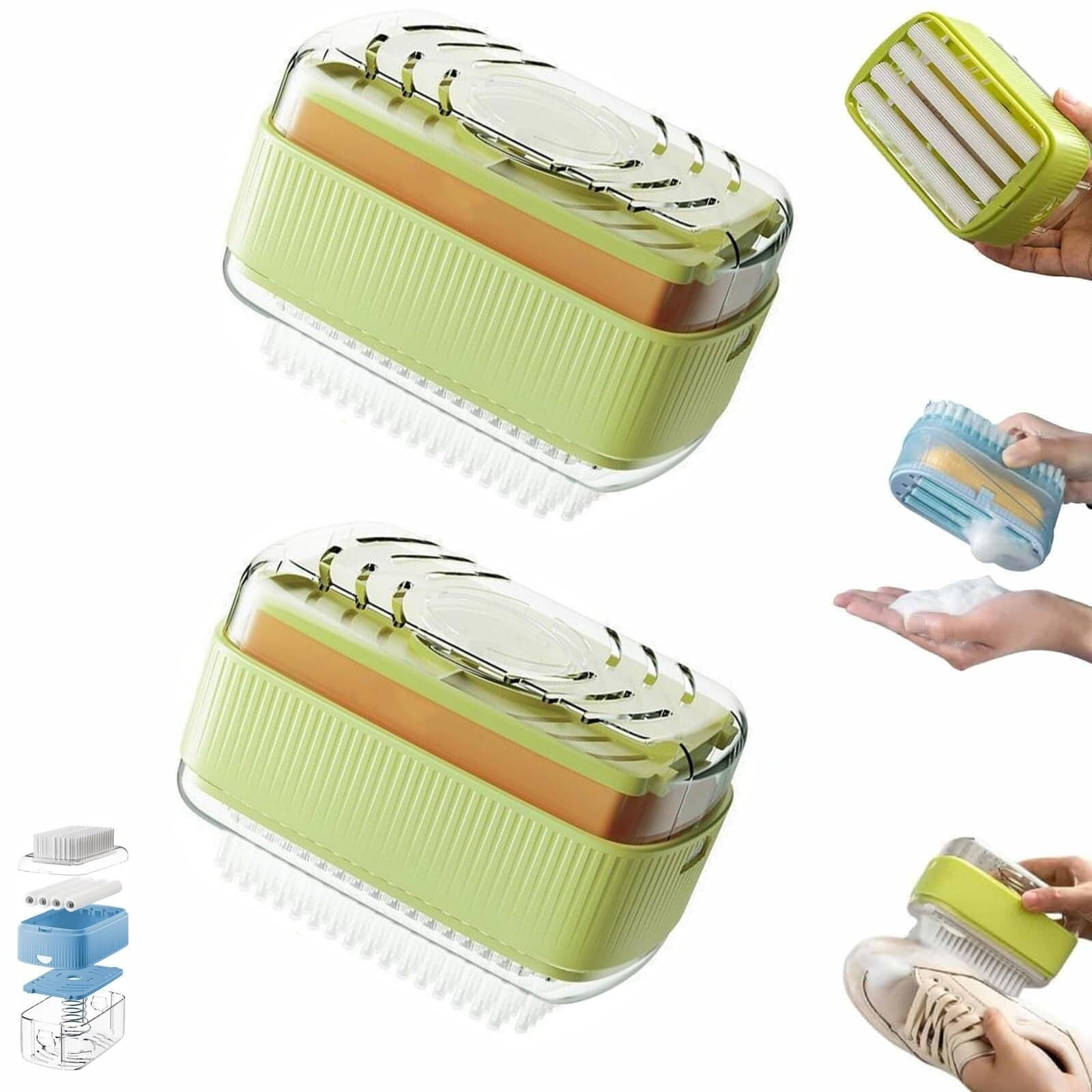 Soap Box with Roller,Foaming Soap Box with Roller Bubble Case for ...