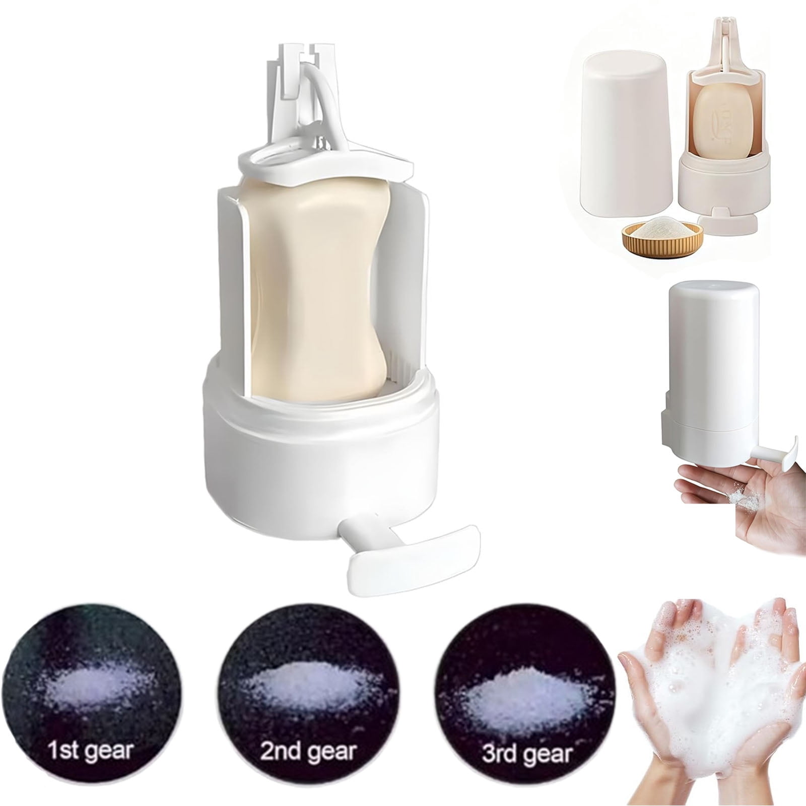 Soap Crusher Dispenser,Bar Soap Shredder Dispenser, Soap Grinder ...