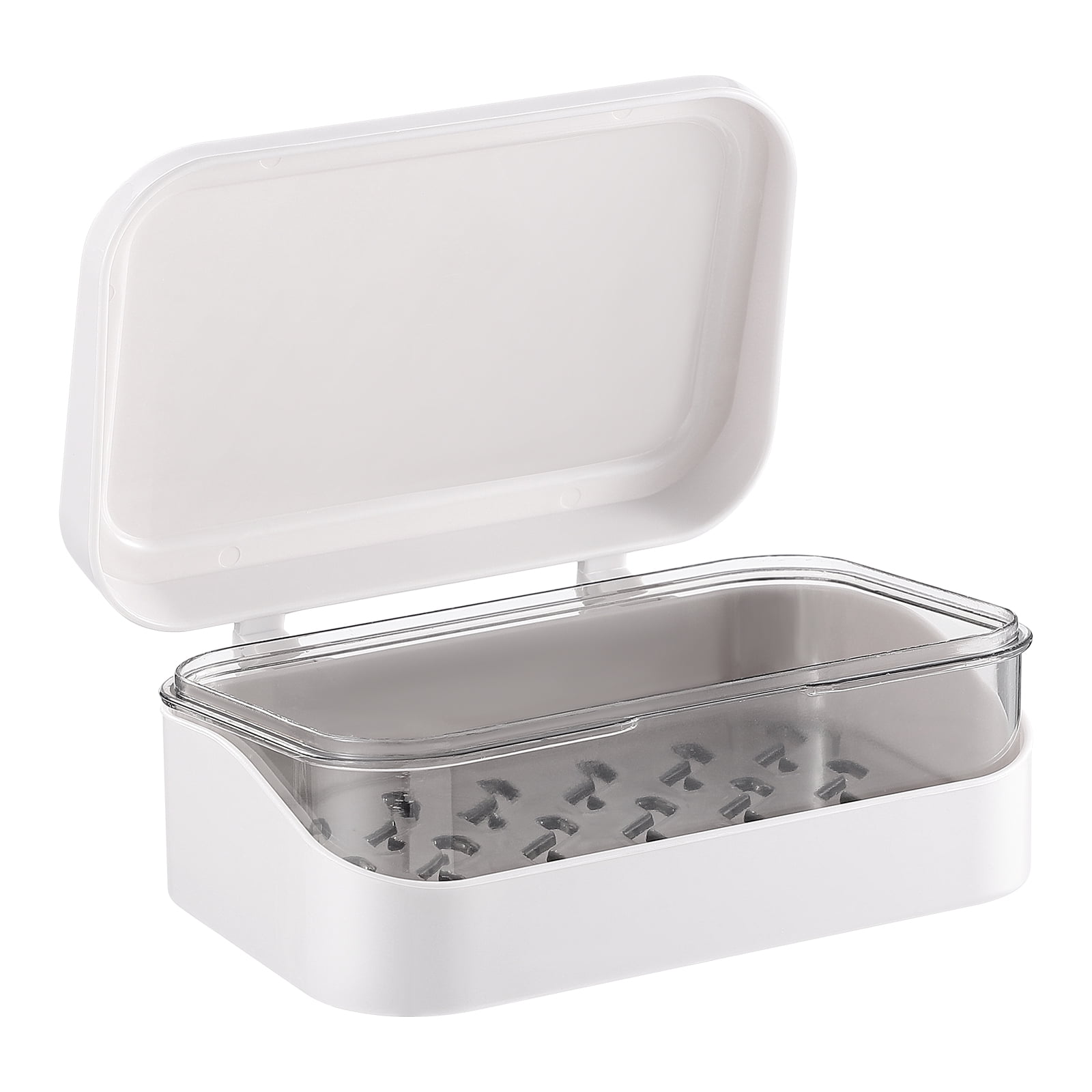 Soap Dish Draining Container Dove Holder for Sink Portable Rack ...