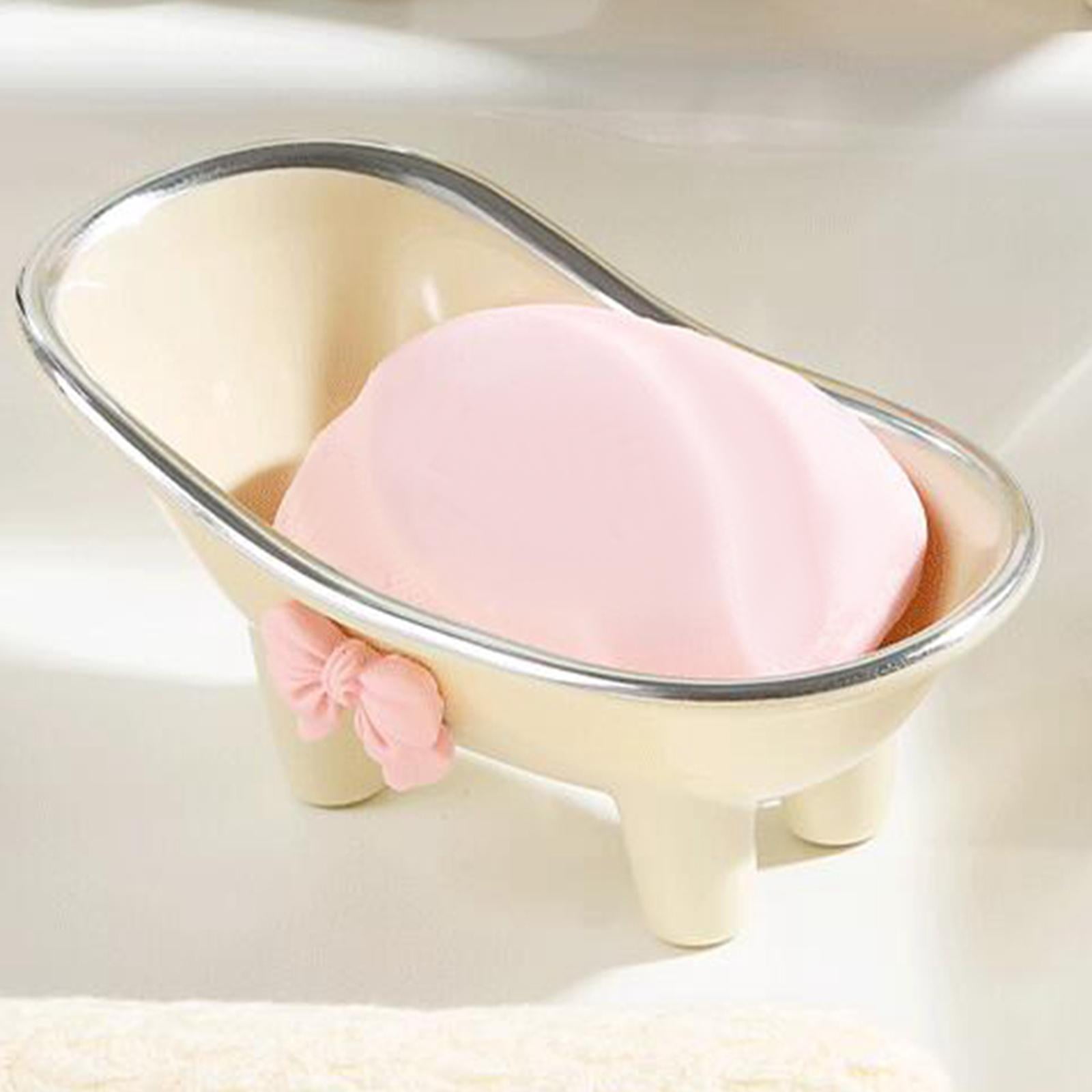 Soap Dish Holder Soap Saver Soap Rack for Bathroom Countertop Kitchen ...