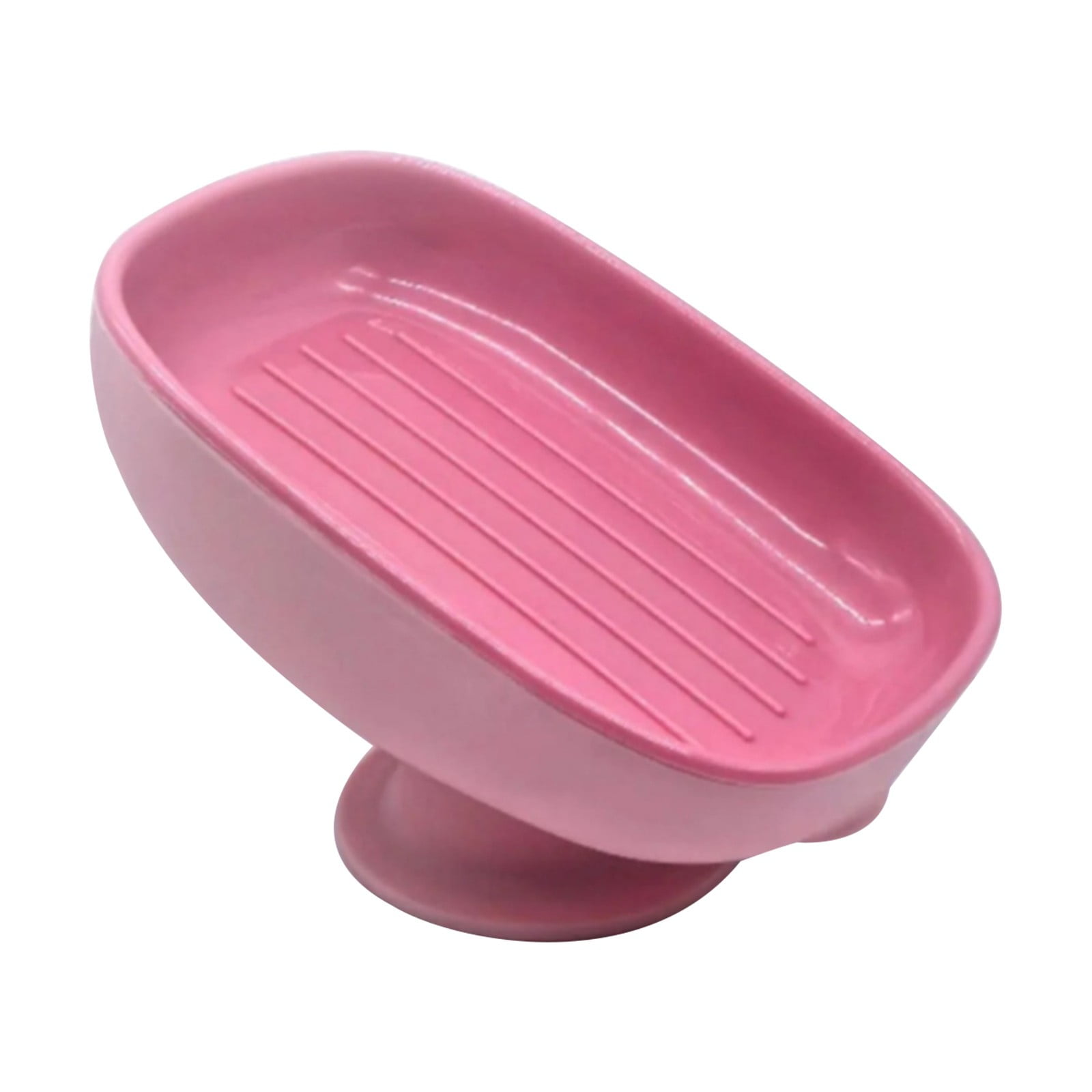 Soap Dish with Suction Cup, Leak-Proof And Easy to Clean Soap Holder ...