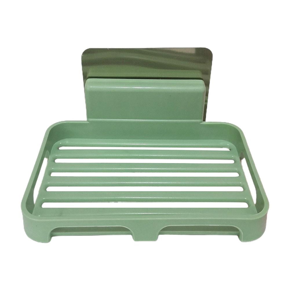 Soap Dish Suction Cup Wall Mounted Toilet Soap Box Drain Toilet Soap ...