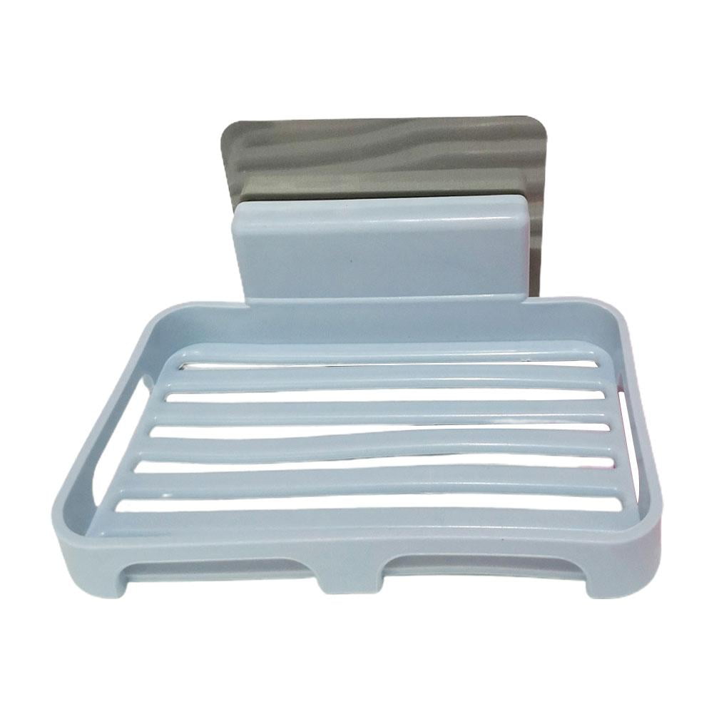 Soap Dish Suction Cup Wall Mounted Toilet Soap Box Drain Toilet Soap ...