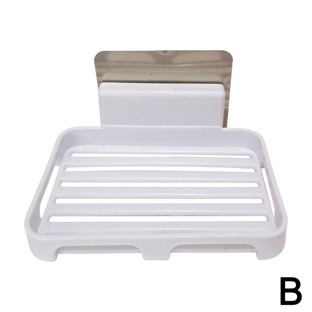Soap Dish Suction Cup Wall Mounted Toilet Soap Box Drain Toilet Soap ...