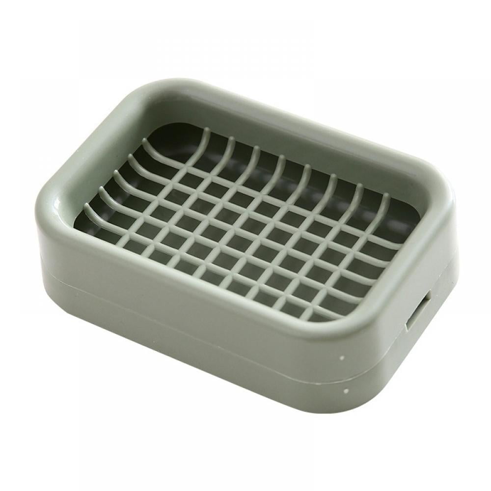 Soap Dish Tray with Drainage Grid and Holder for Kitchen Sink ...