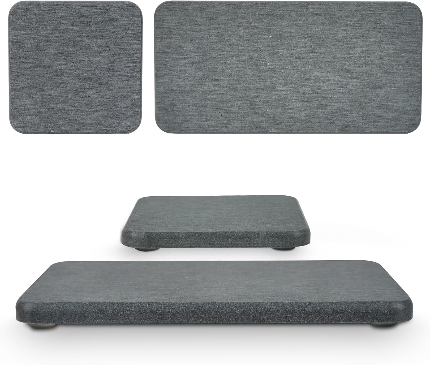 Soap Dishes, 4-Set Water Absorbent Diatomite Earth Drying Mats - 2 ...