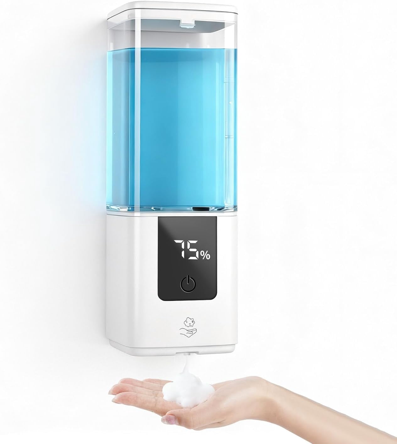 Soap Dispenser, Automatic Soap Dispenser Wall Mount Foaming Soap Pump ...