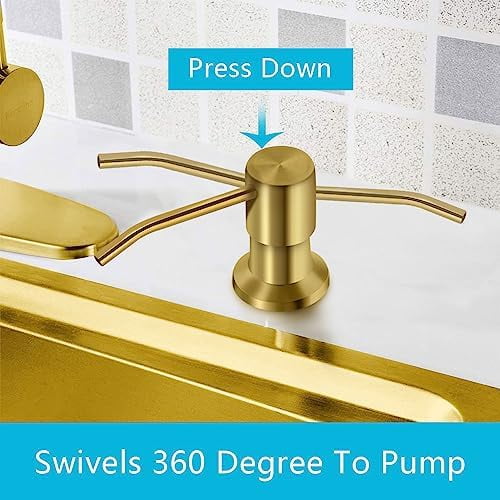 Soap Dispenser for Kitchen Sink, Countertop Sink Soap Dispenser Pump ...