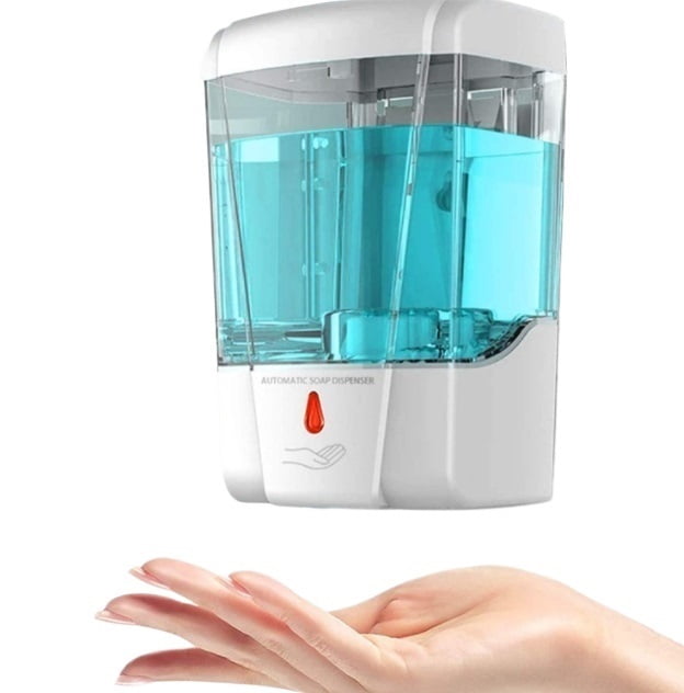 Soap Dispenser Wall Mount, Automatic Hand Sanitizer Dispenser 600ml Gel ...