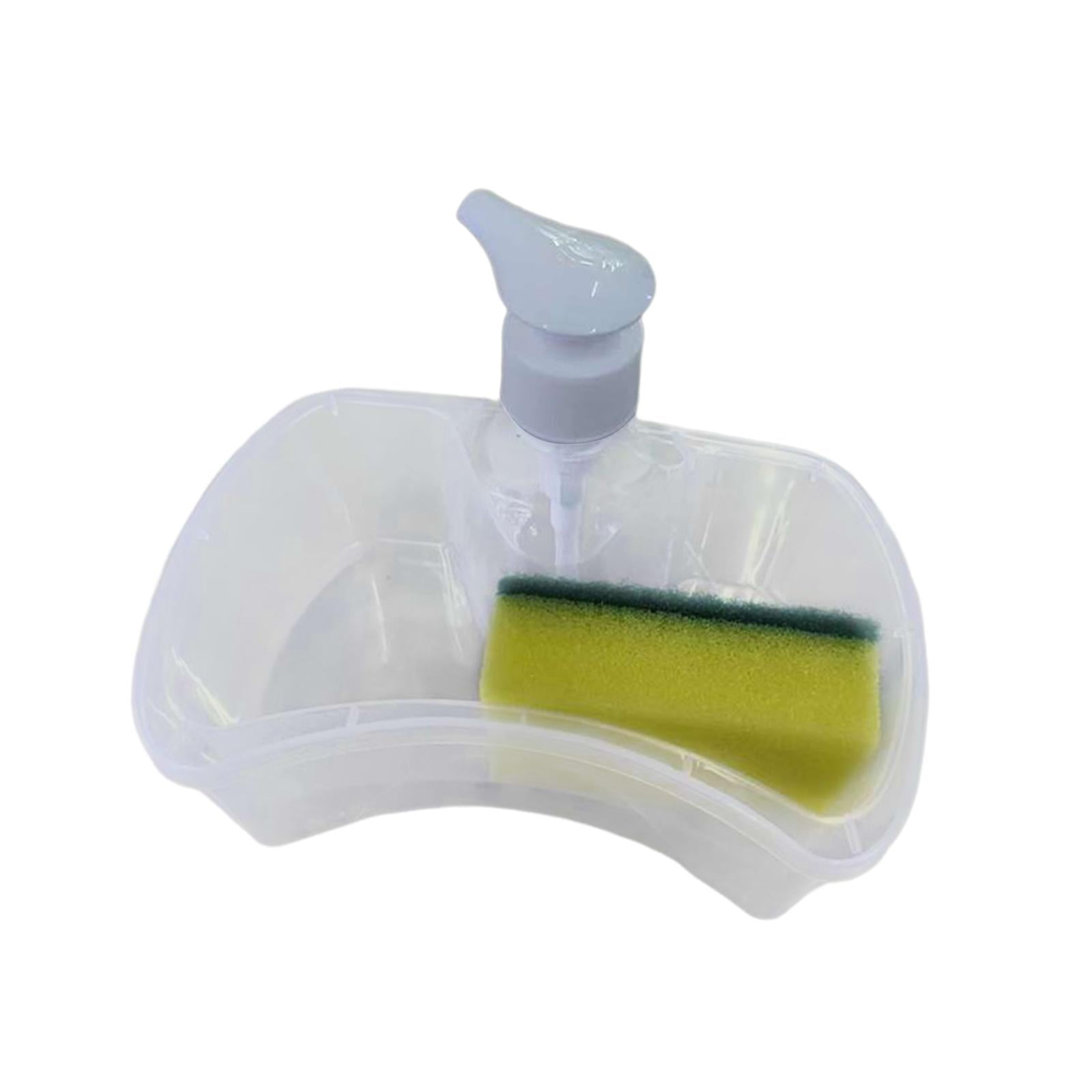 Soap Dispenser and Sponge Cleaning Liquid Container (scrubber Included ...