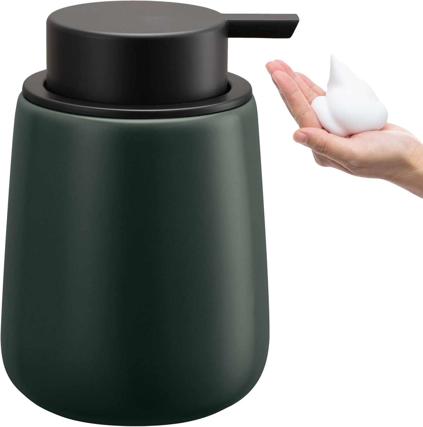 Soap Foaming Dispenser Ceramic with Easy-to-Press Pump Hand Foam ...