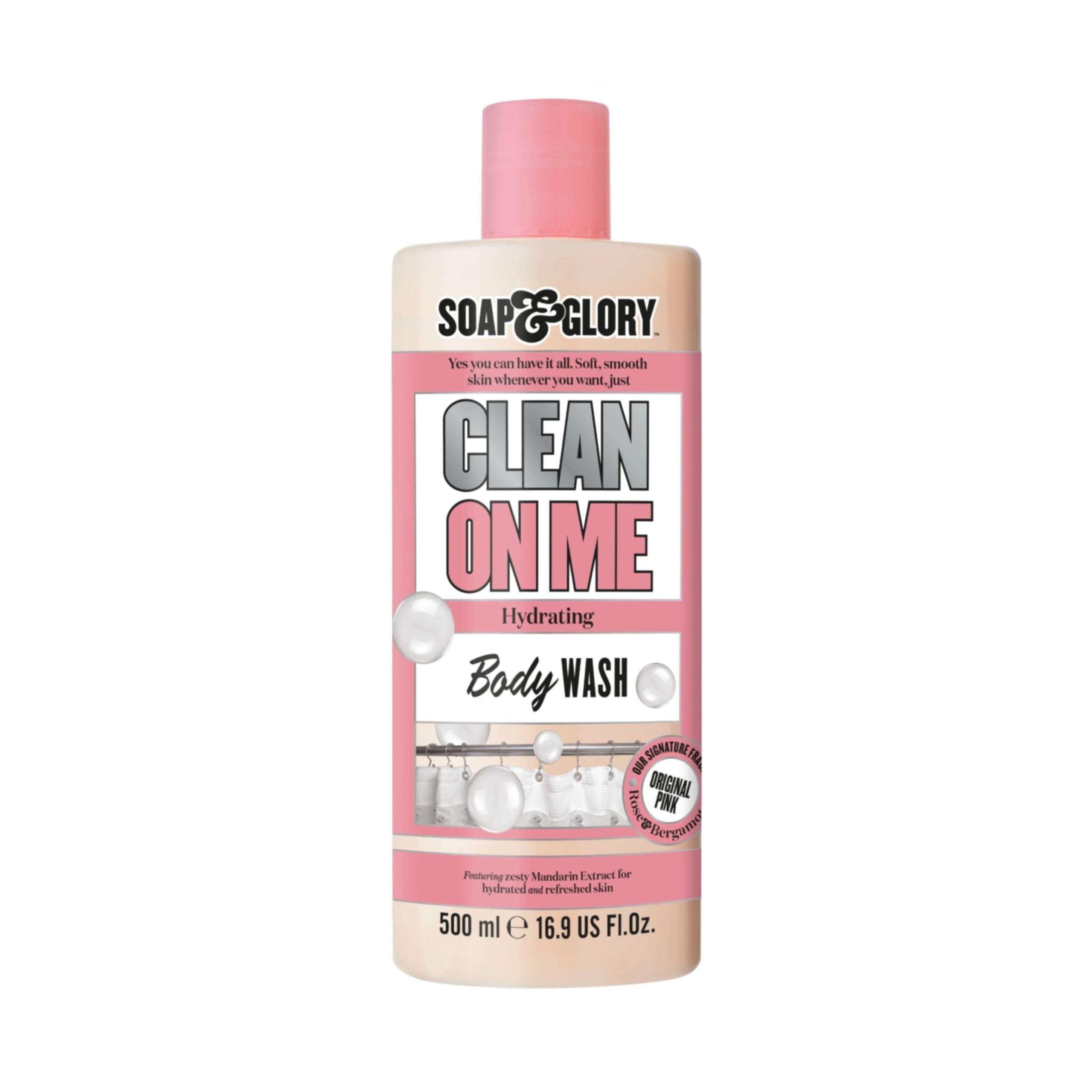 Soap & Glory Clean On Me Moisturizing Body Wash - Creamy Body Soap ...