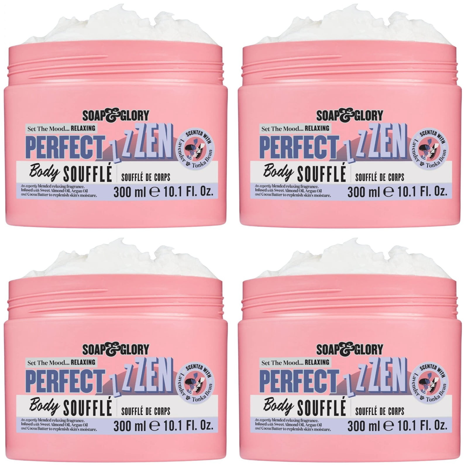 Soap & Glory Perfect Zen Body Souffle -Body Cream Moisturizer for Dry ...