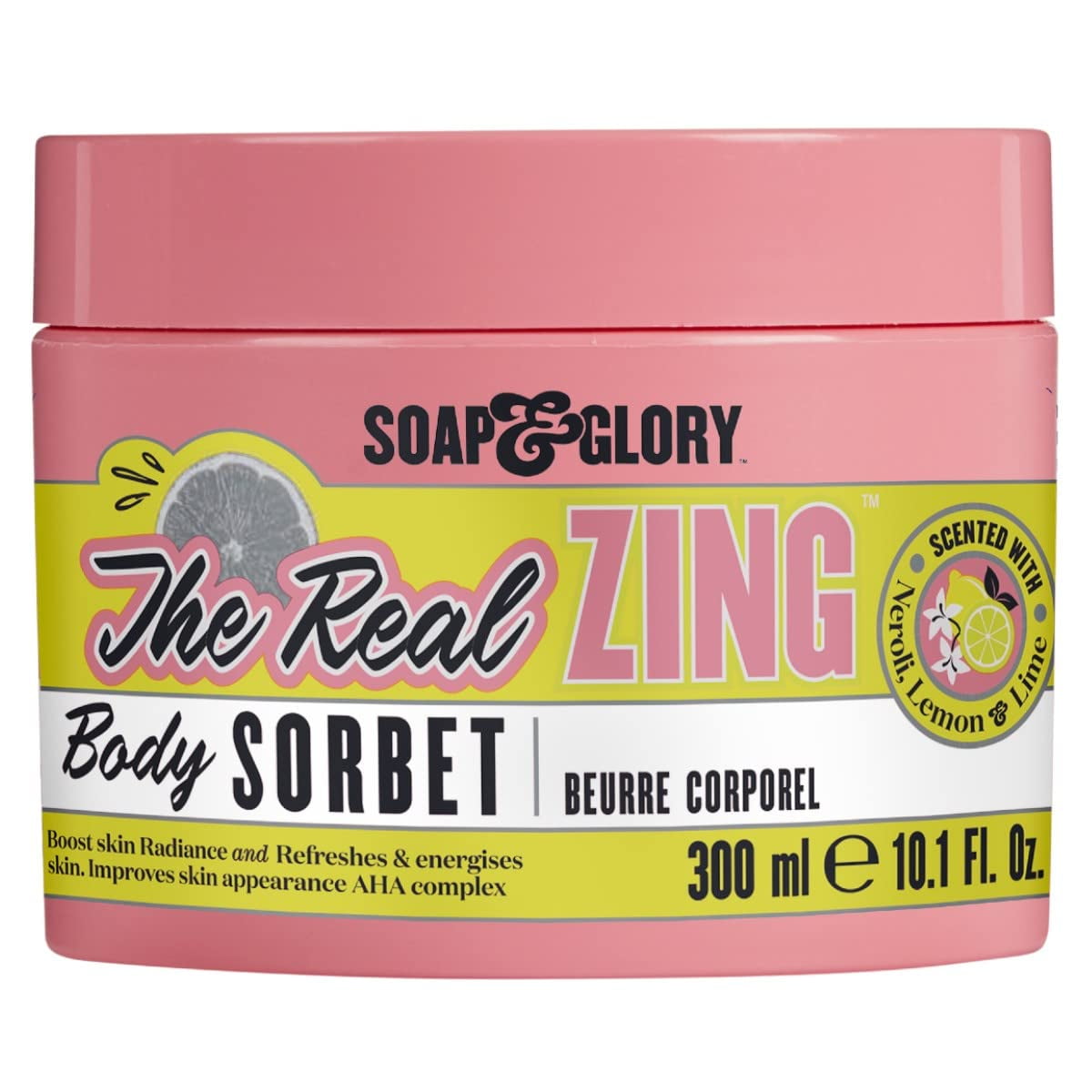 Soap & Glory The Real Zing Body Sorbet - Citrus Body Moisturizer ...