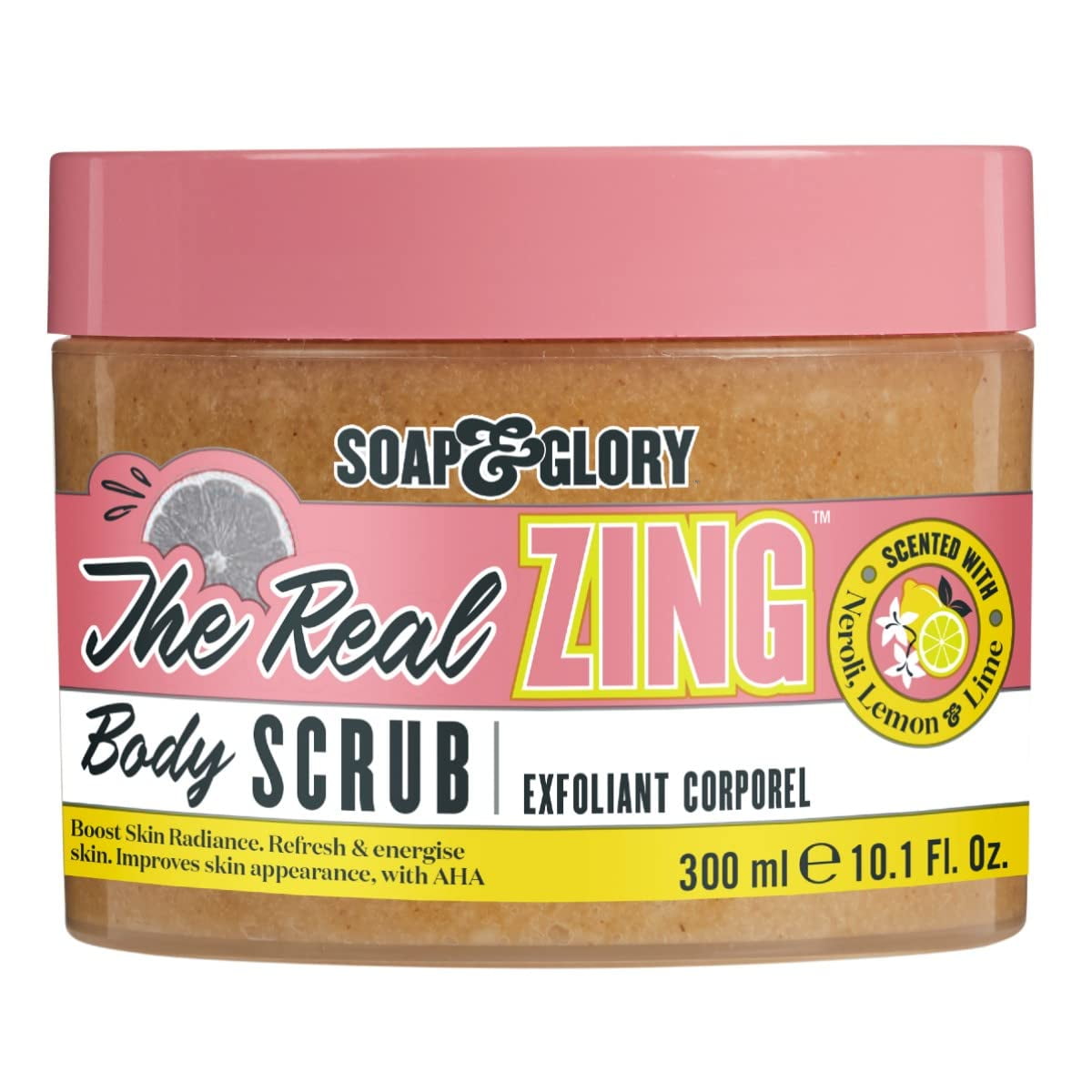 Soap & Glory The SAF21 Real Zing Body Scrub - Smoothing & Buffing Sugar ...
