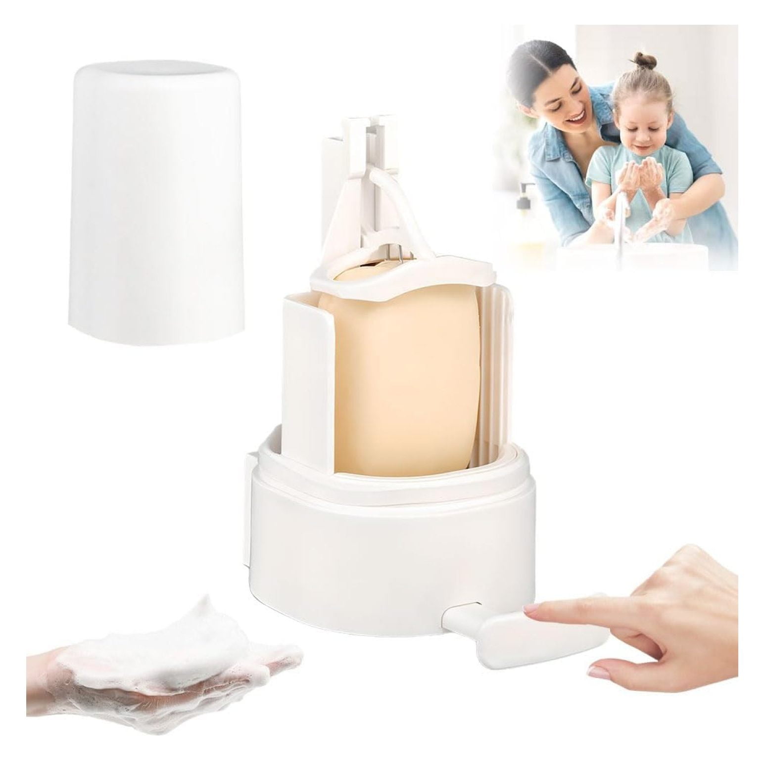 Soap Grinder for Bar Soap Wall-Mounted, 2025 New Soap Grinder Dispenser ...