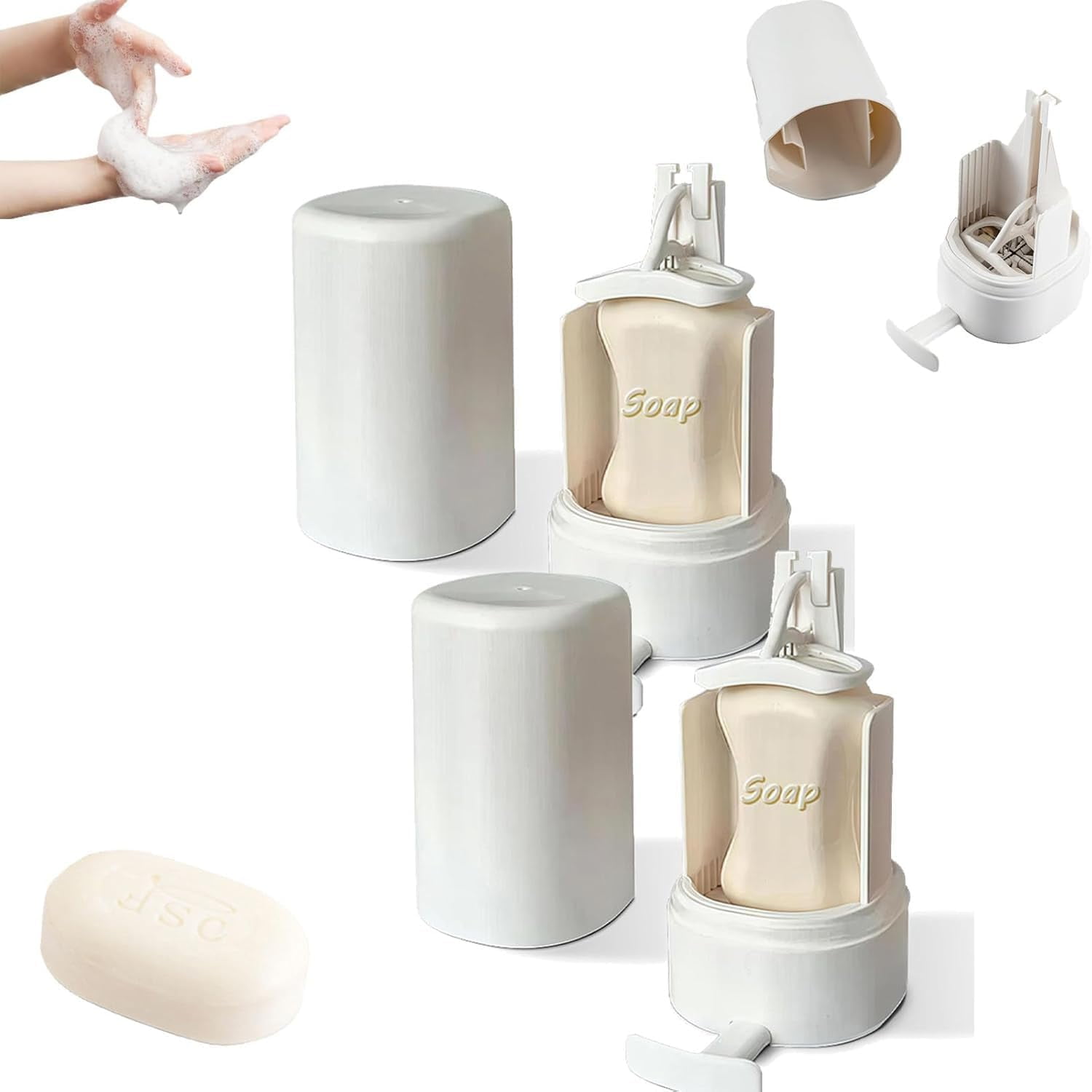 Soap Grinder,Wall Mounted Soap Dish,Waterproof Soap Case Dispenser,Soap ...