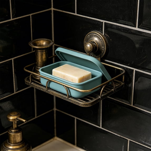 Soap Holder Compact Leakproof Silicone Travel Soap Case, Portable Soap ...