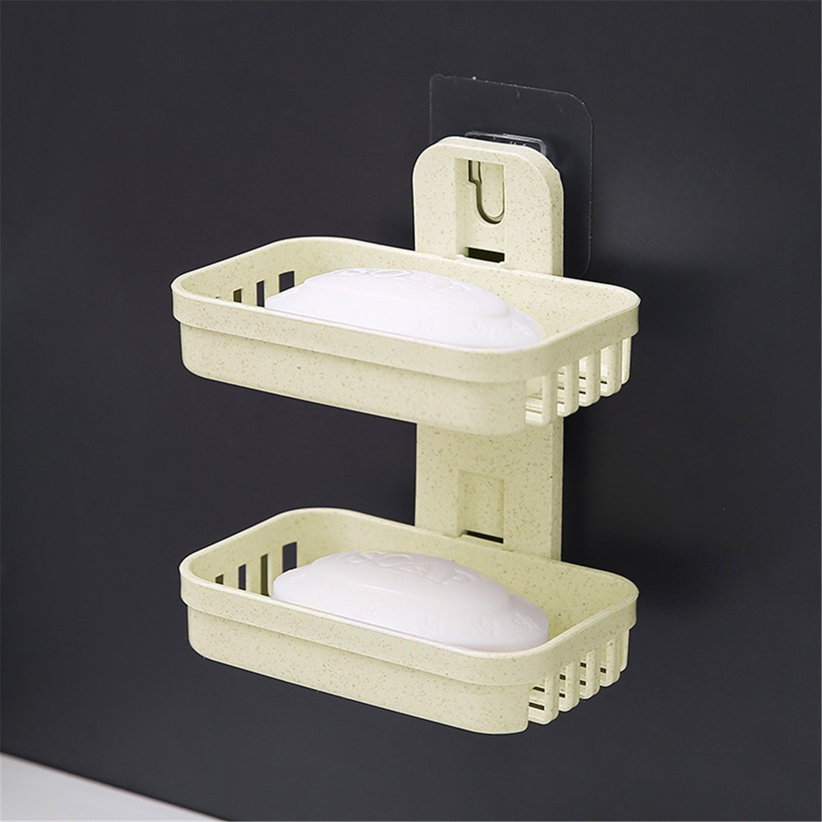 Soap Holder Soap Dish with Draining Wall Mounted Bar Soap Holder ...