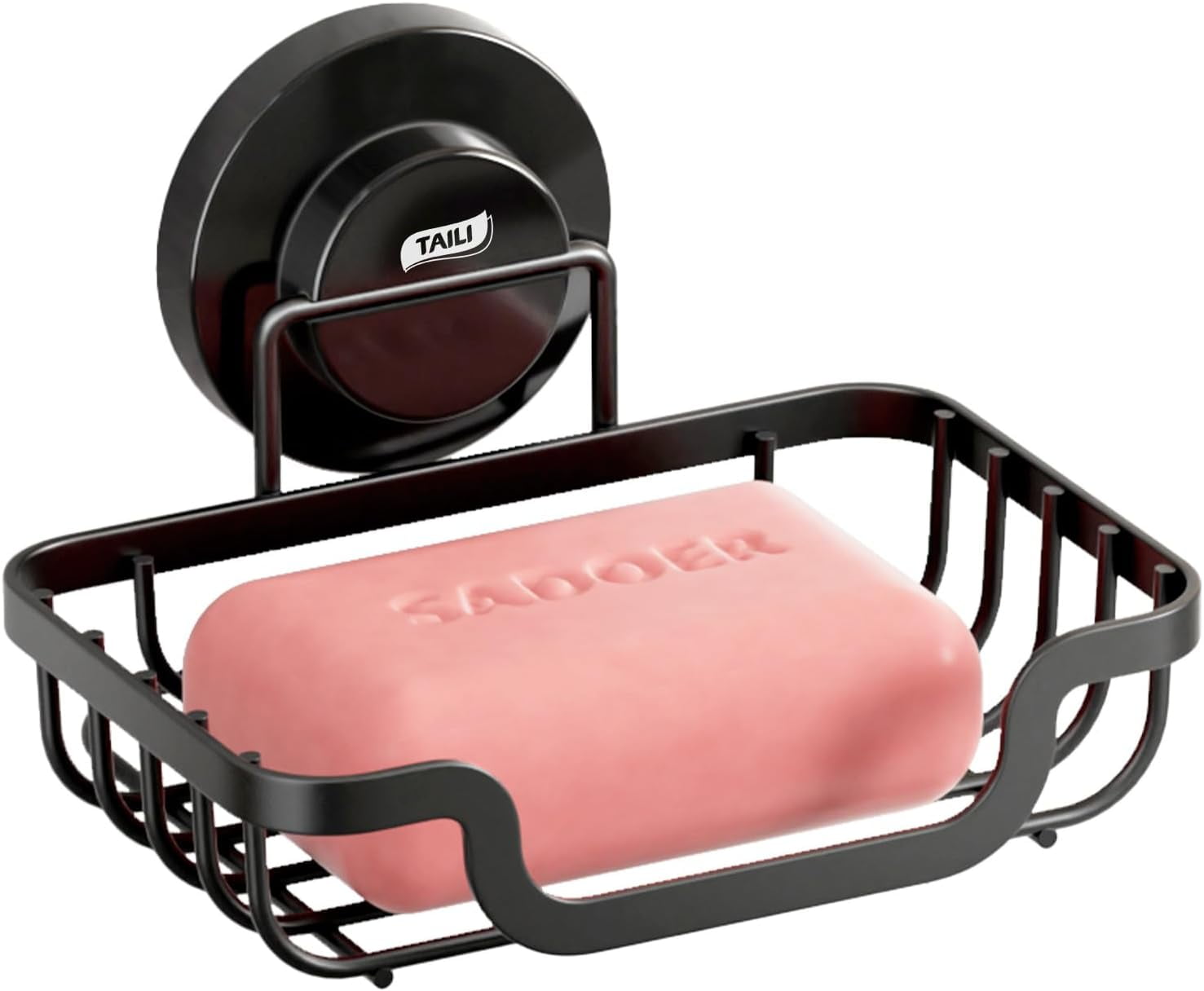 Soap Holder Dish Suction Cup, Bar Shampoo Rack for Shower Wall ...