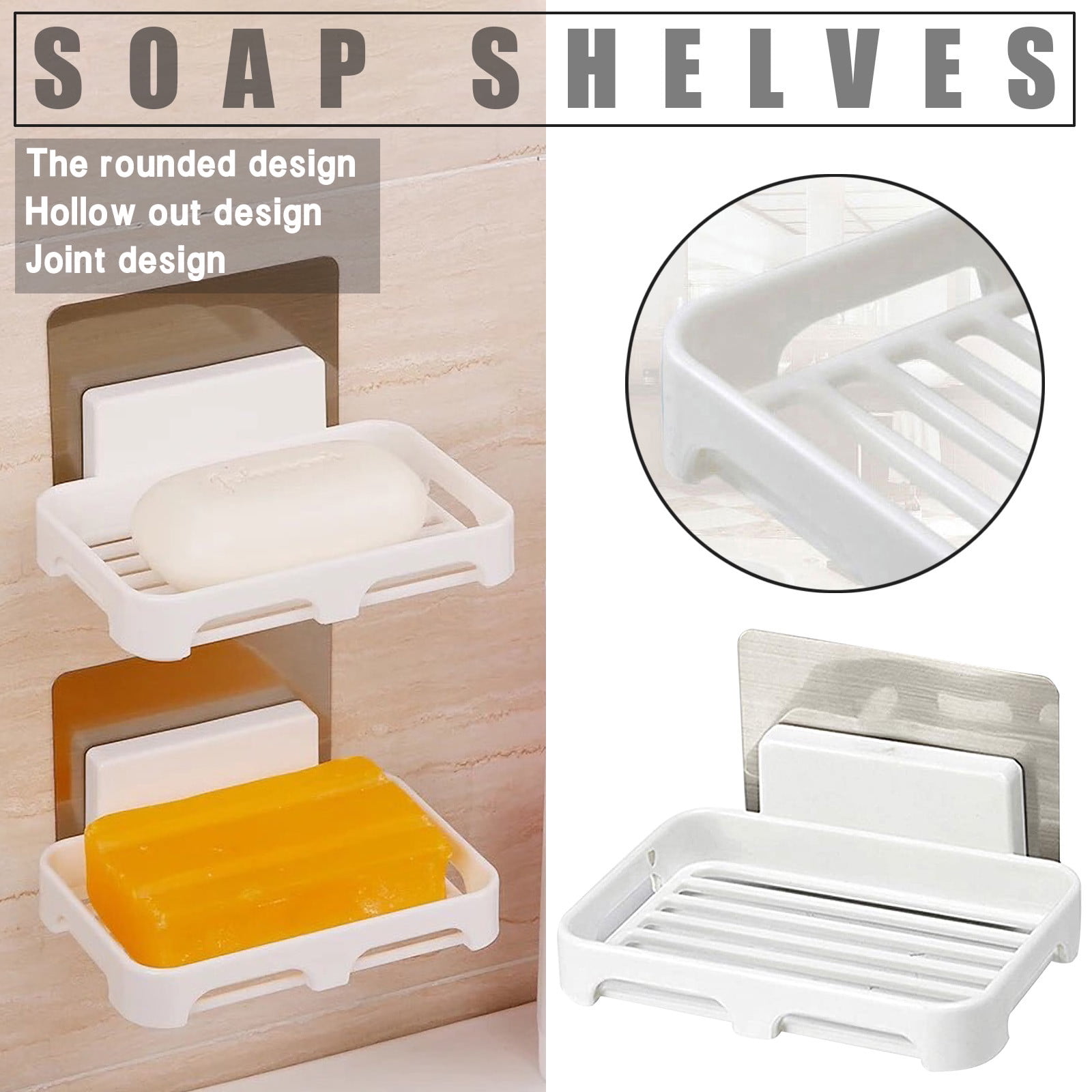 Soap Holder, Travel Soap Container, Portable Soap Dish with Lid ...