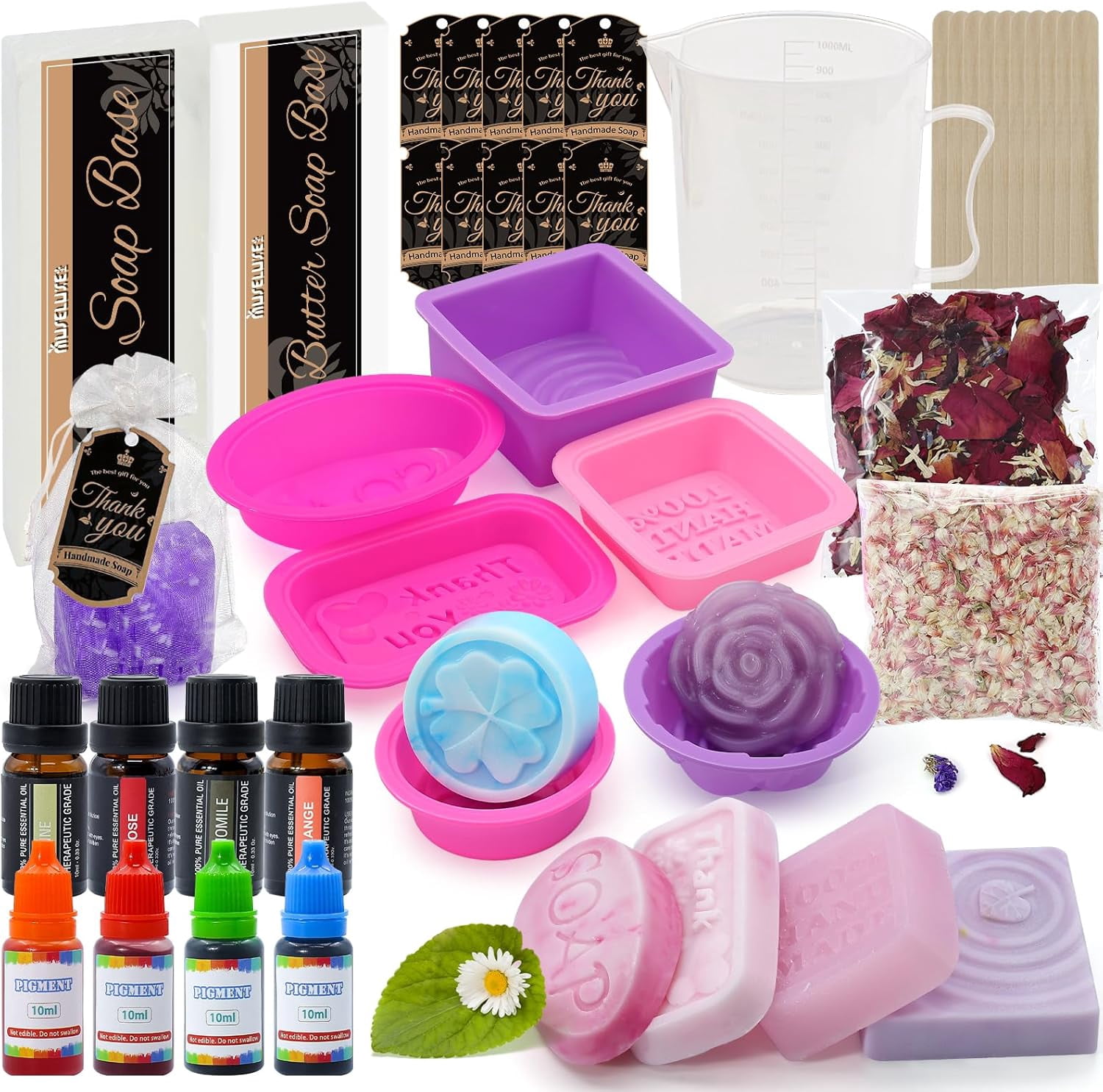 Soap Making Kit for Adults & Kids - Soap Making Supplies with Melt and ...