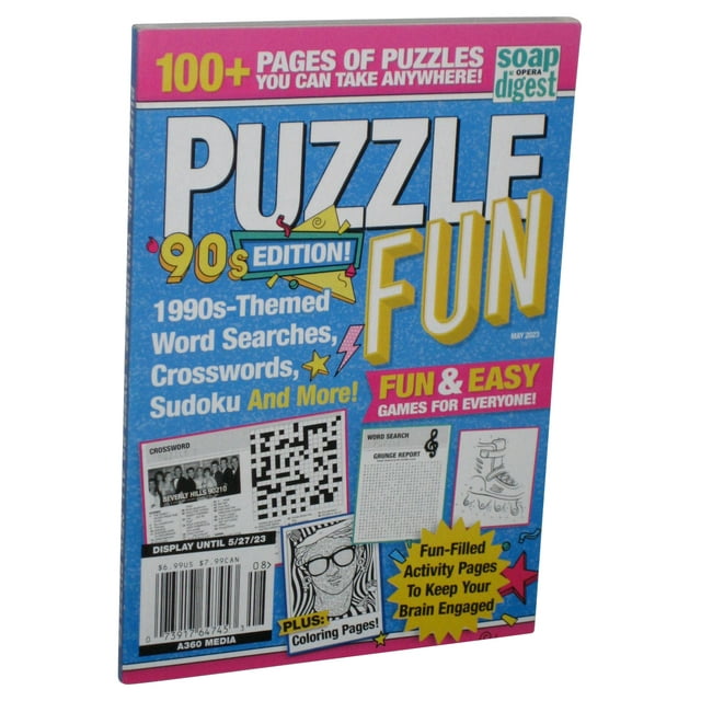 Soap Opera Digest Puzzle Fun '90s Edition May 2023 Vol. 22 Magazine ...