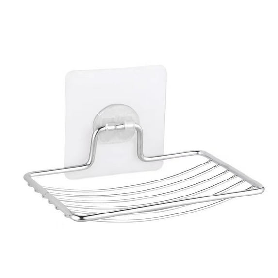 Soap Rack Wall-Mounted Soap Holder Stainless Steel Rack Bathroom Self ...