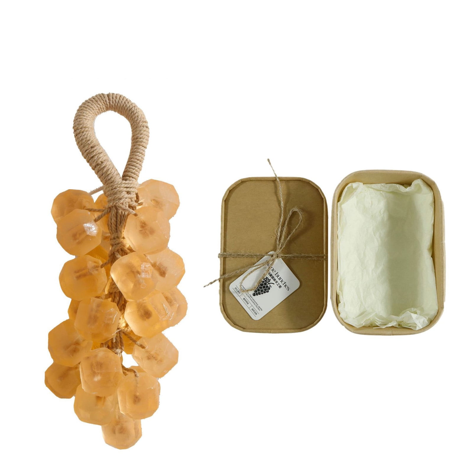 Soap On A Rope,Grape Soap On A Rope,Grape Soap, Handmade Grape Cluster ...