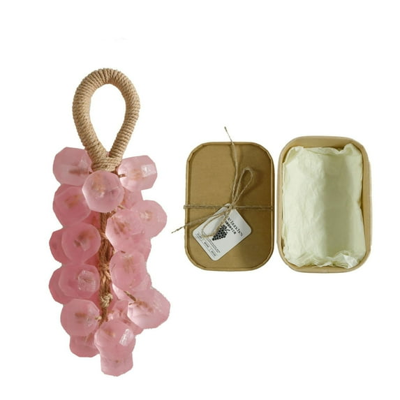 Soap On A Rope,Grape Soap On A Rope,Grape Soap, Handmade Grape Cluster ...