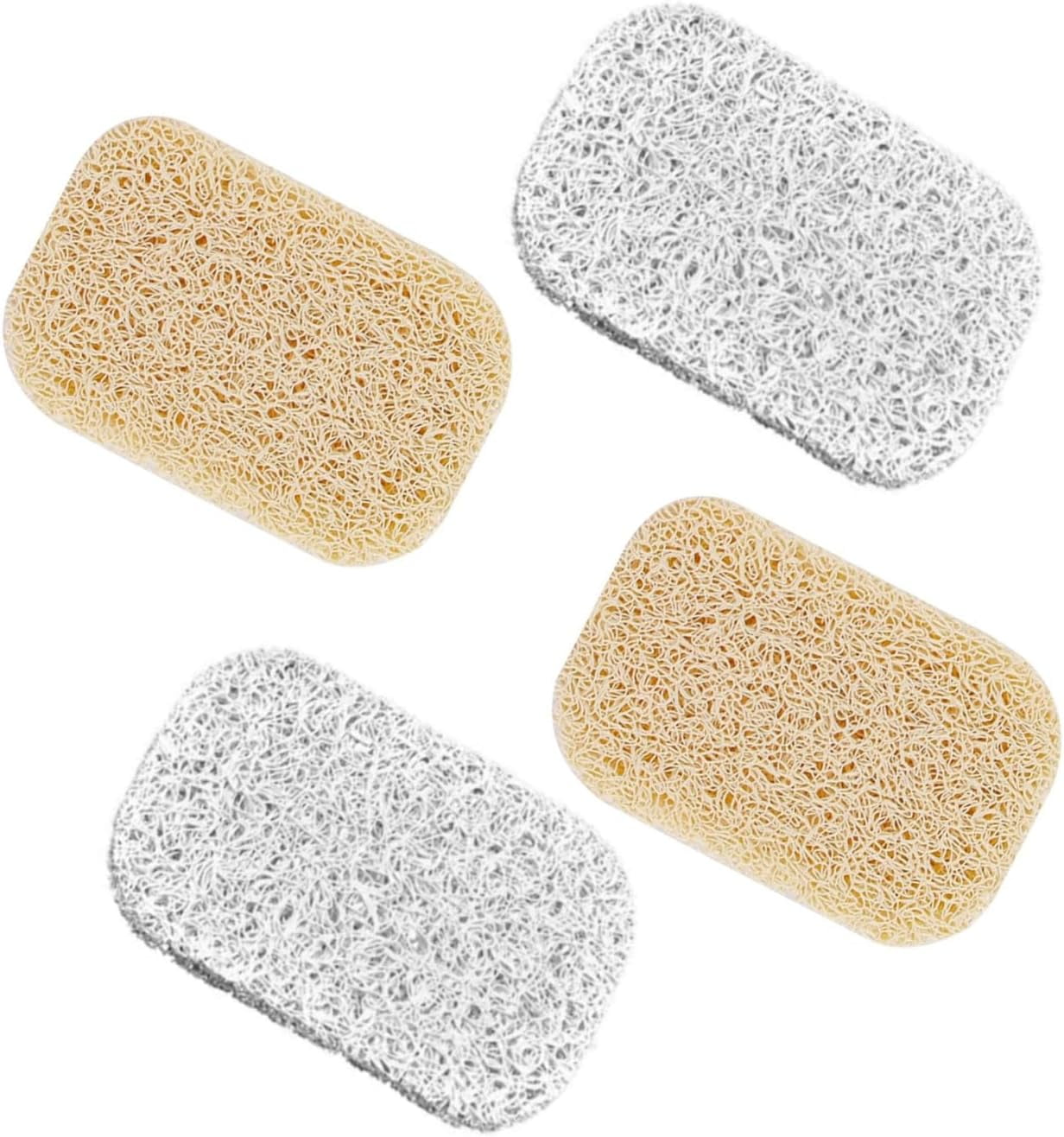 Soap Saver, Pack of 4 Soap Mat, Soap Dish Accessories for Kitchen ...