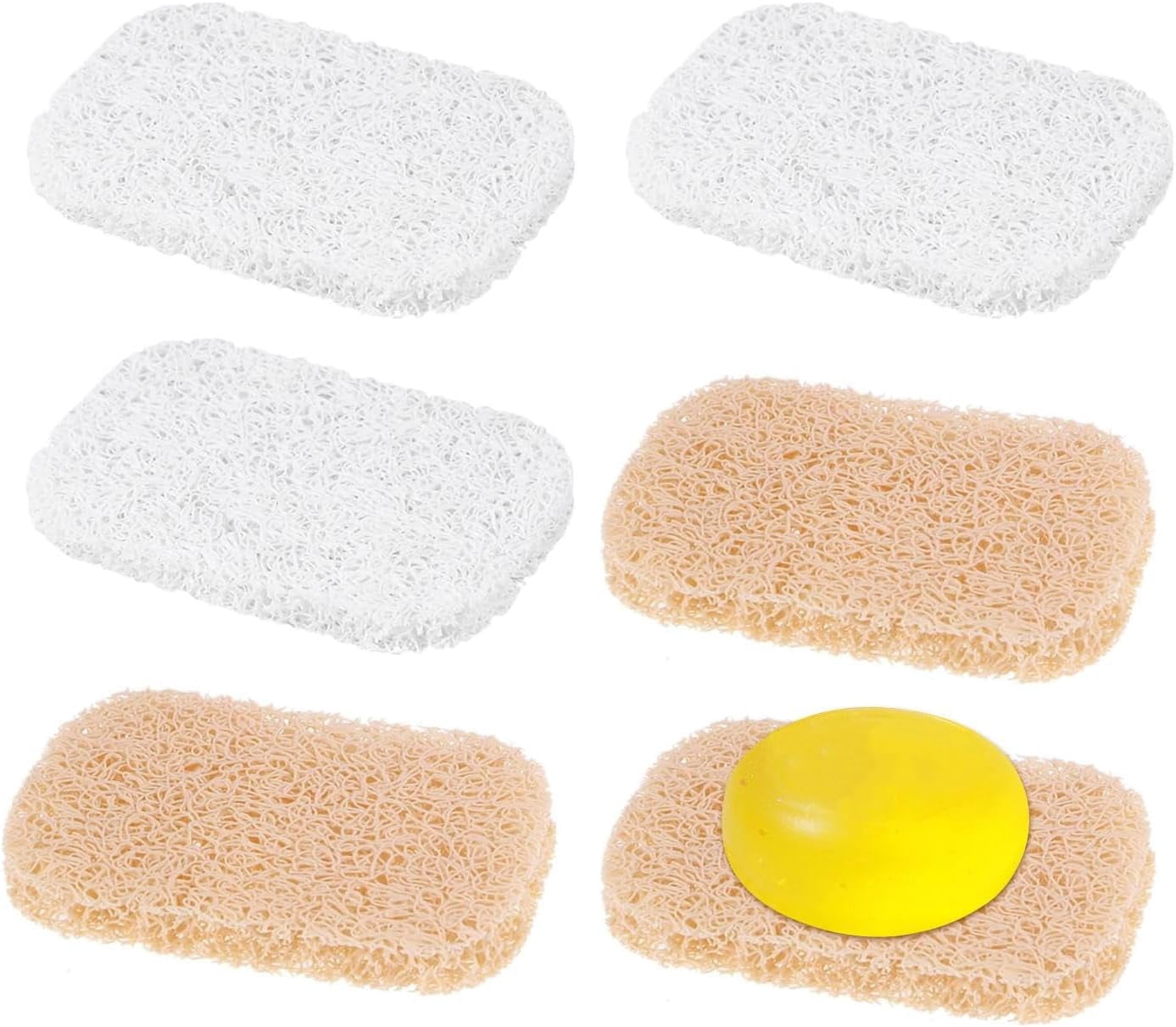 Soap Saver Pads | Self Draining Pads - Reusable Soap Saver Tray Mat ...