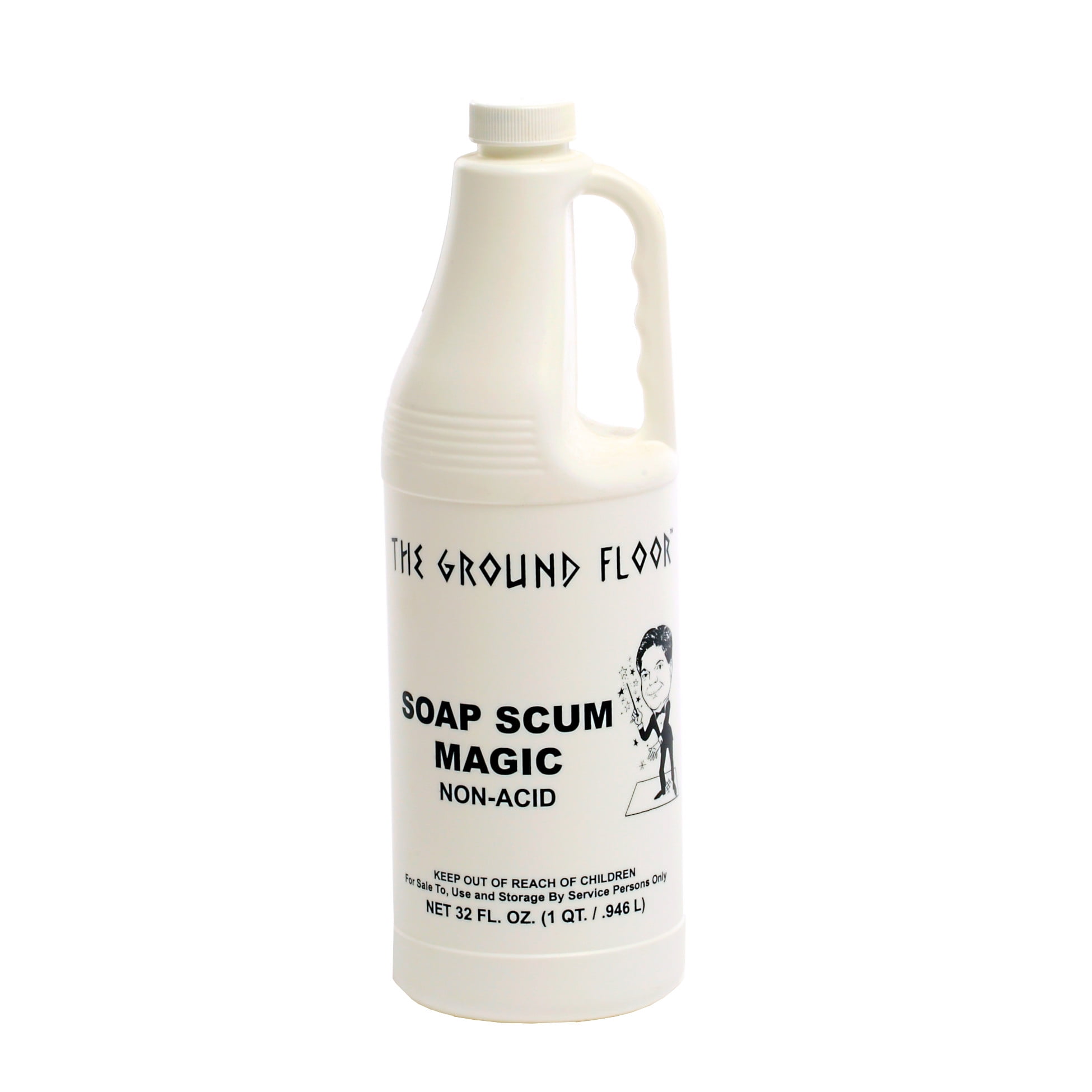 Soap Scum Magic by The Ground Floor, NON-Acid, No Bleaches or Abrasives ...
