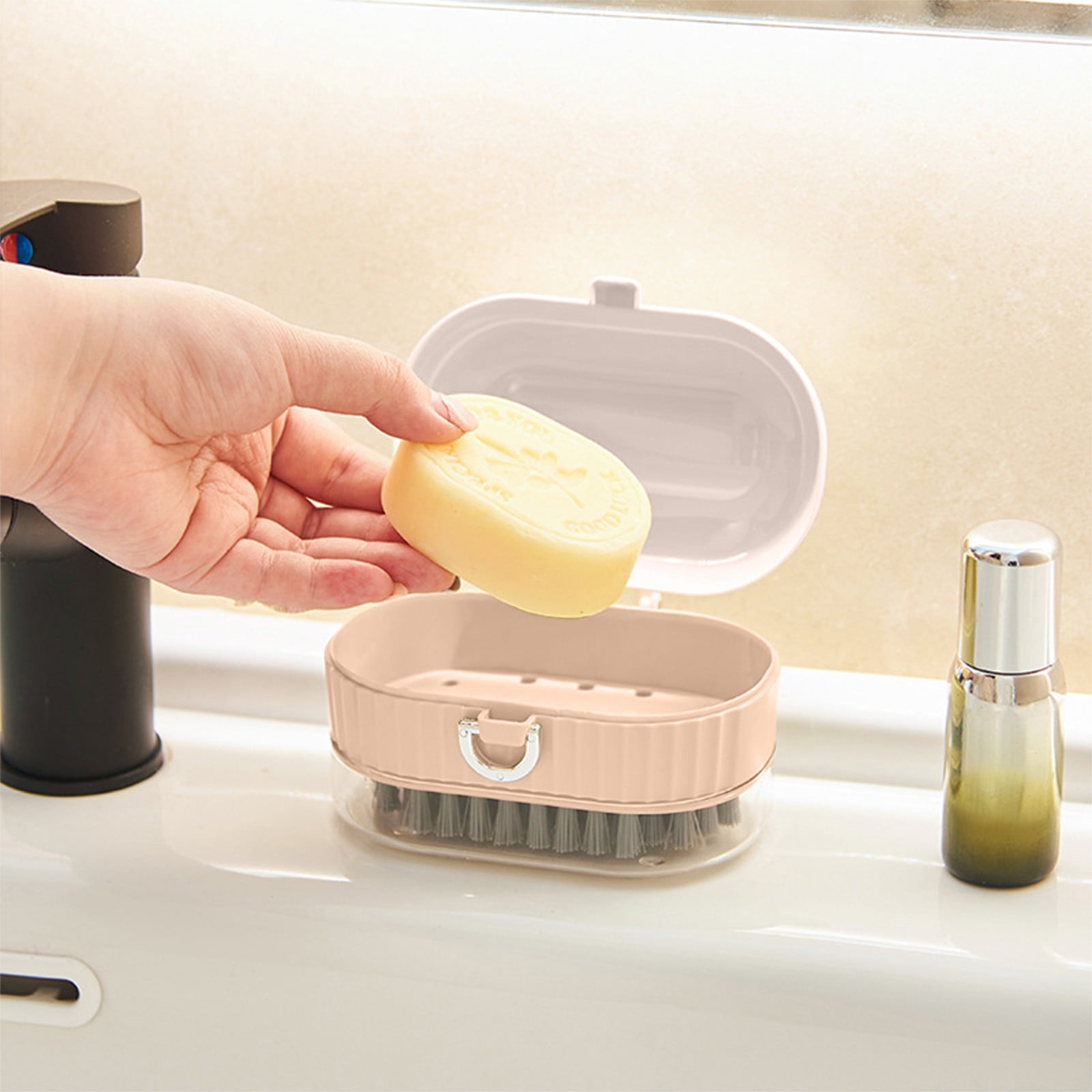Soap Storage Rack, Tilt Soap Holder, Easy-Clean Soap Dish for Shower ...