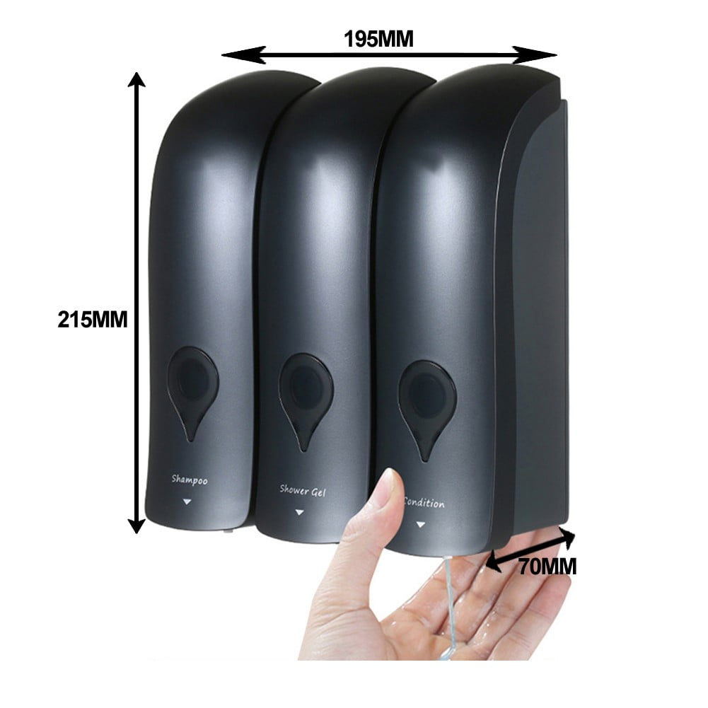 Soap dispenser for household bathroom press-type shampoo and hand ...