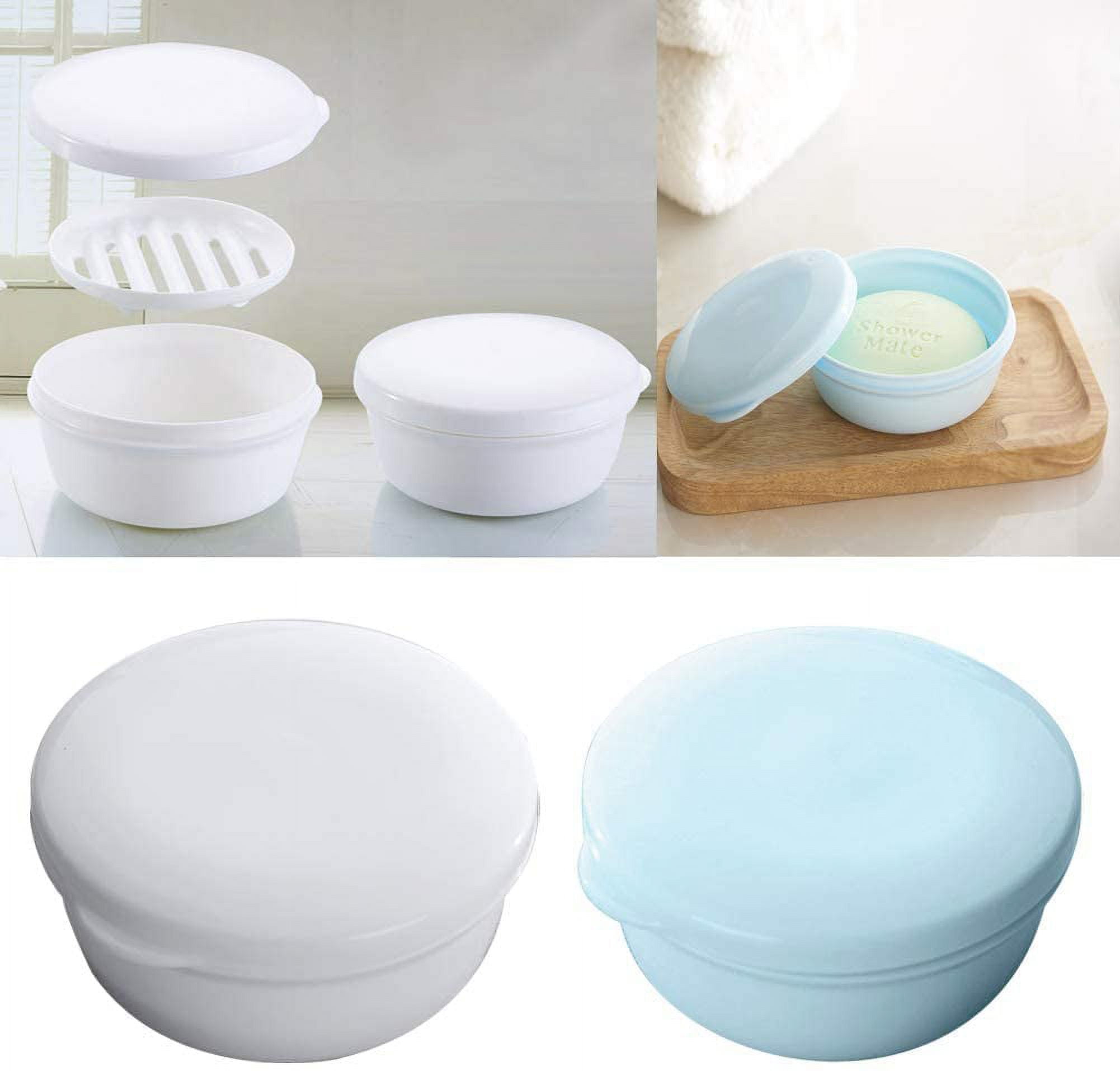 Soap rack suitcase Round soap tray Shampoo bar Soap box Travel shower ...