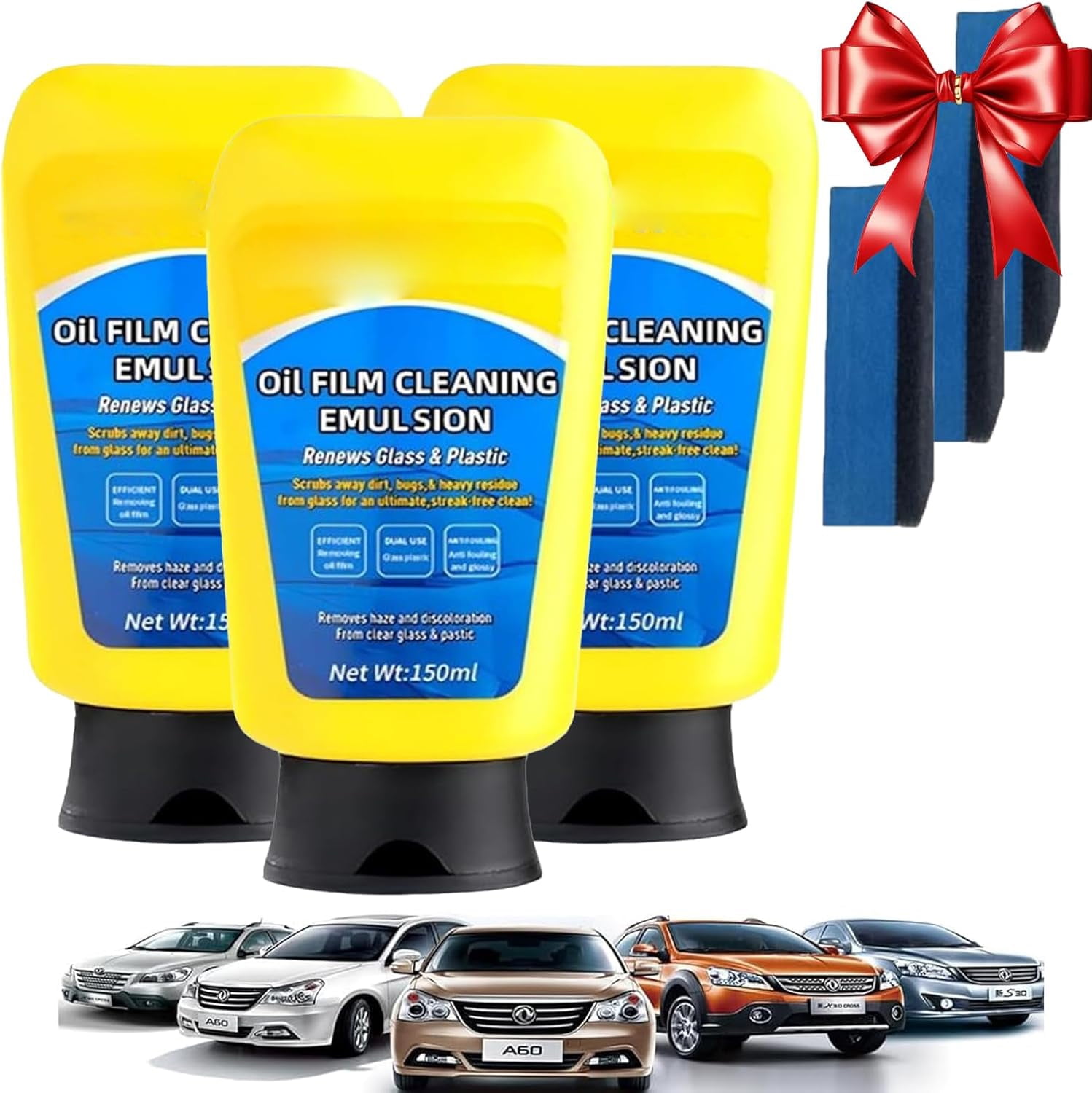 Soapami Oil Film Cleaner, Emulsion Glass Clean Remover, Automotive Oil ...