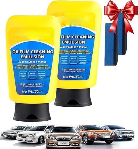 Soapami Oil Film Cleaner, Emulsion Glass Clean Remover, Automotive Oil ...