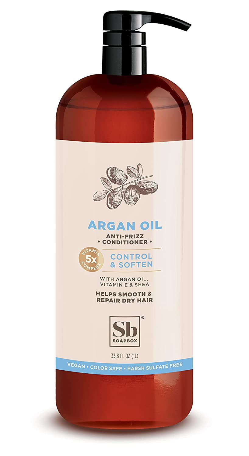 Soapbox Conditioner, Argan Oil, 1L / 33.8oz - Walmart.com