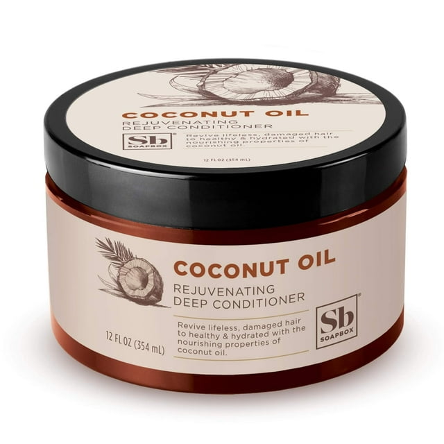 Soapbox Deep Conditioner, Coconut Oil Treatment, Hydrating ...
