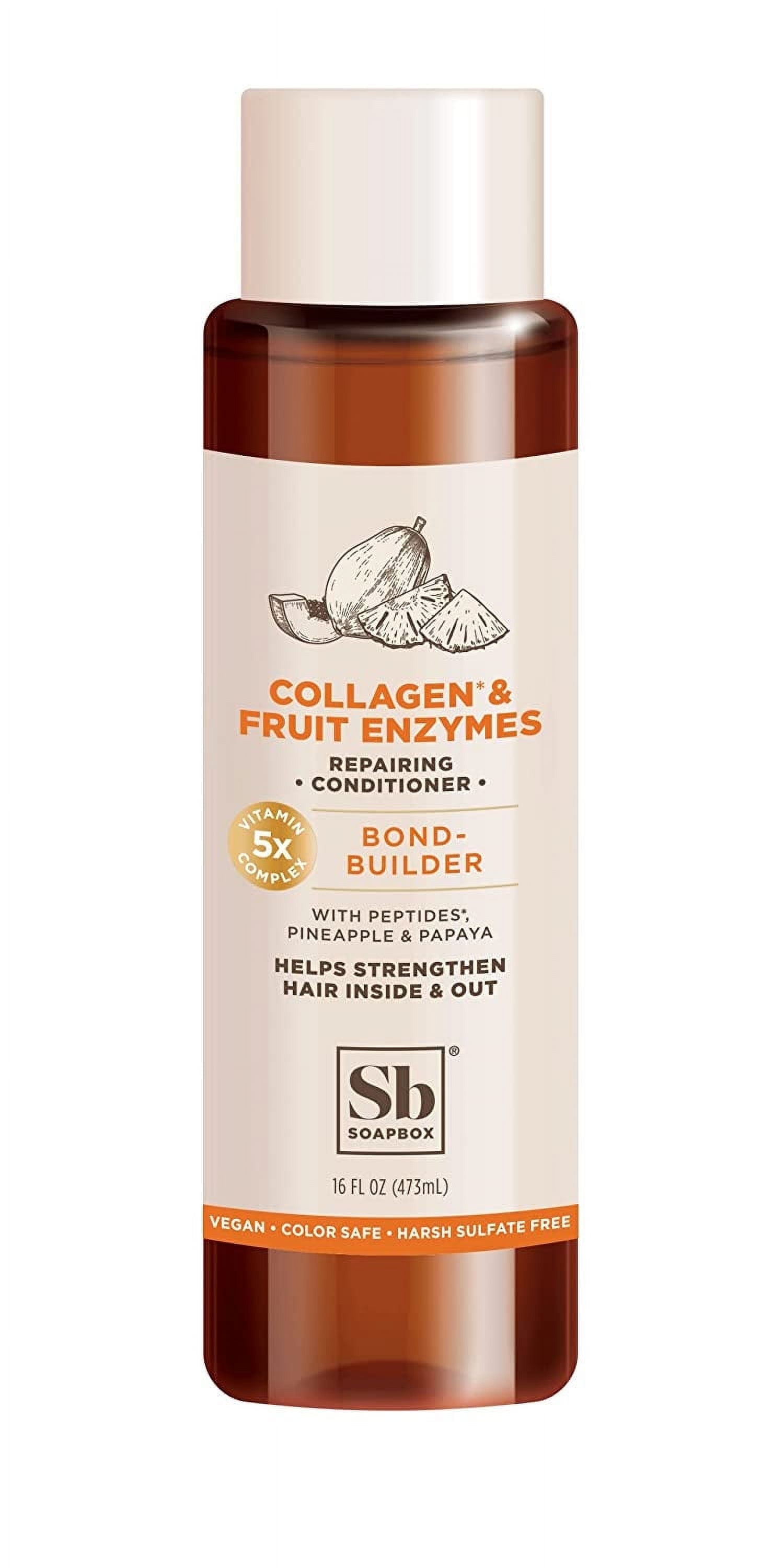 Soapbox Hair Repairing Conditioner with Collagen and Fruit Enzymes, 16 ...