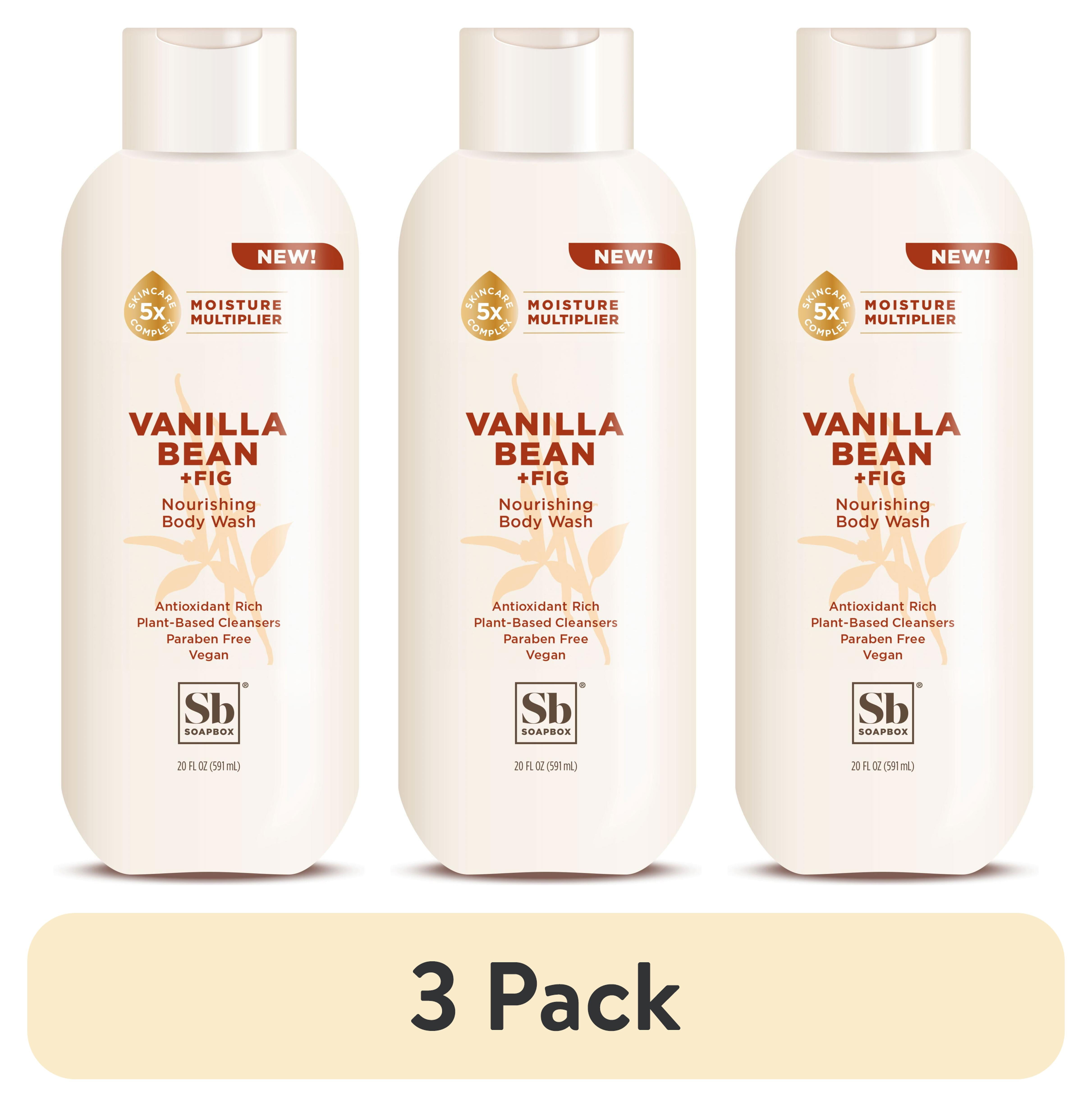 (3 pack) Soapbox Moisture Multiplying Body Wash for Women & Men, All ...