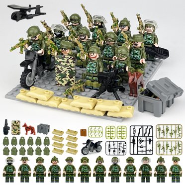 NWJ Military Building Blocks Soldier Set - Desert Special Forces Ghost ...