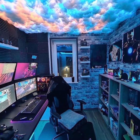 Soapow 3D LED Thundercloud Light Kit, Cotton Cloud Lighting, Music Sync ...