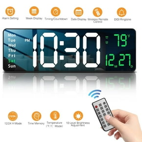 Large Digital Wall Clock