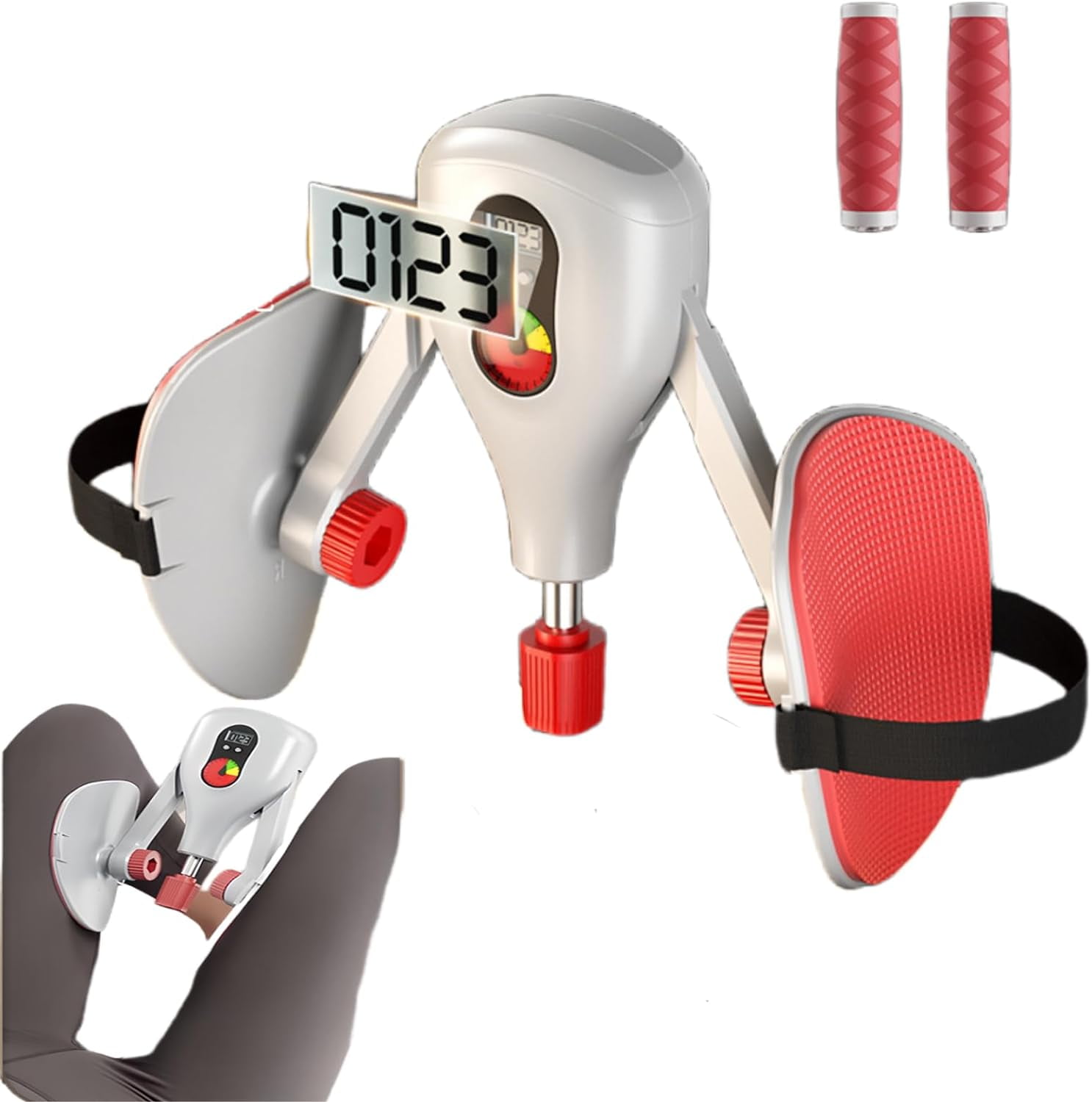 Soapow Thigh Master 0-77 lbs Adjustable Resistance, Thigh Toner with ...