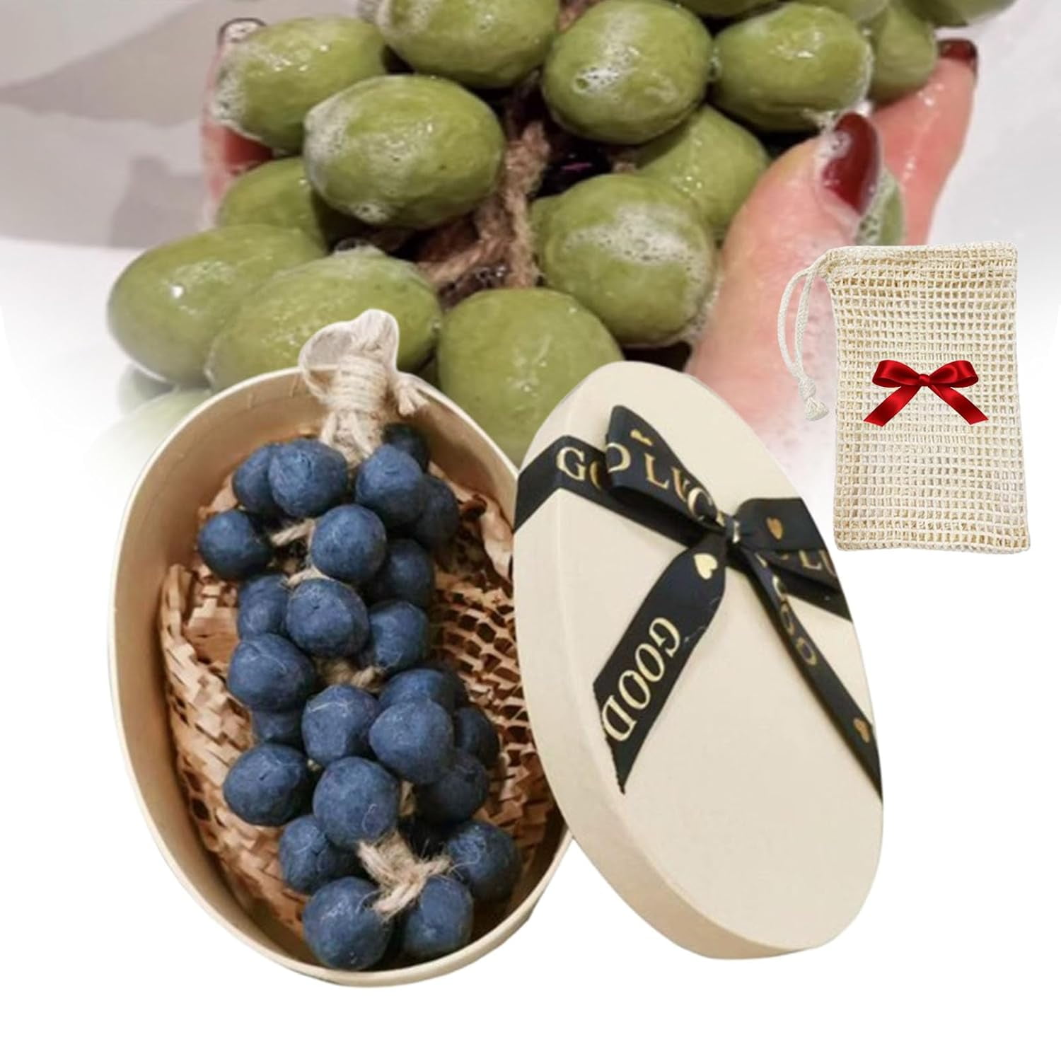 Soaprella Graperie Artisan Soaps, Handmade Realistic Organic Grape Soap ...